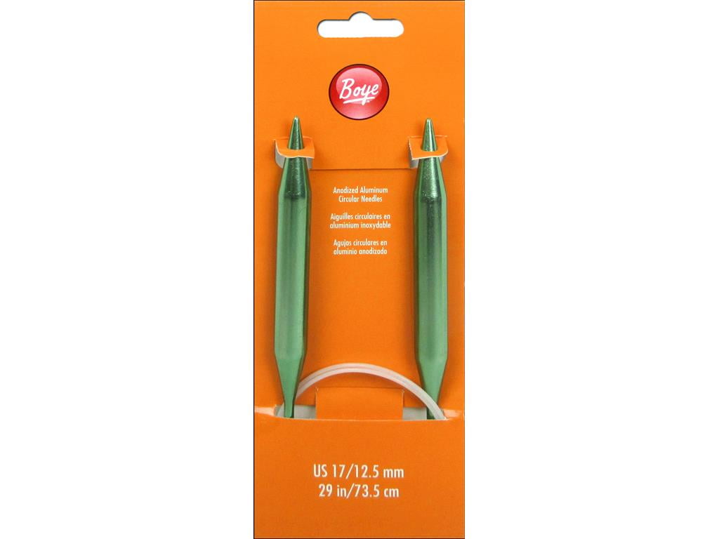 Boye Knit Needle 29" Circular Aluminum Size 17 - Walmart.com