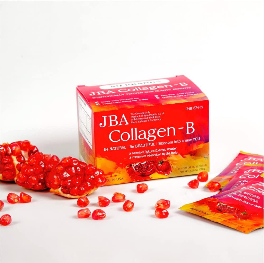 JBA Collagen-B Infused Marine Collagen Peptide - Walmart.com