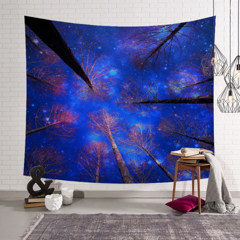 Misty Forest Tapestry Wall Hanging Nature Landscape Tapestry Sunshine ...