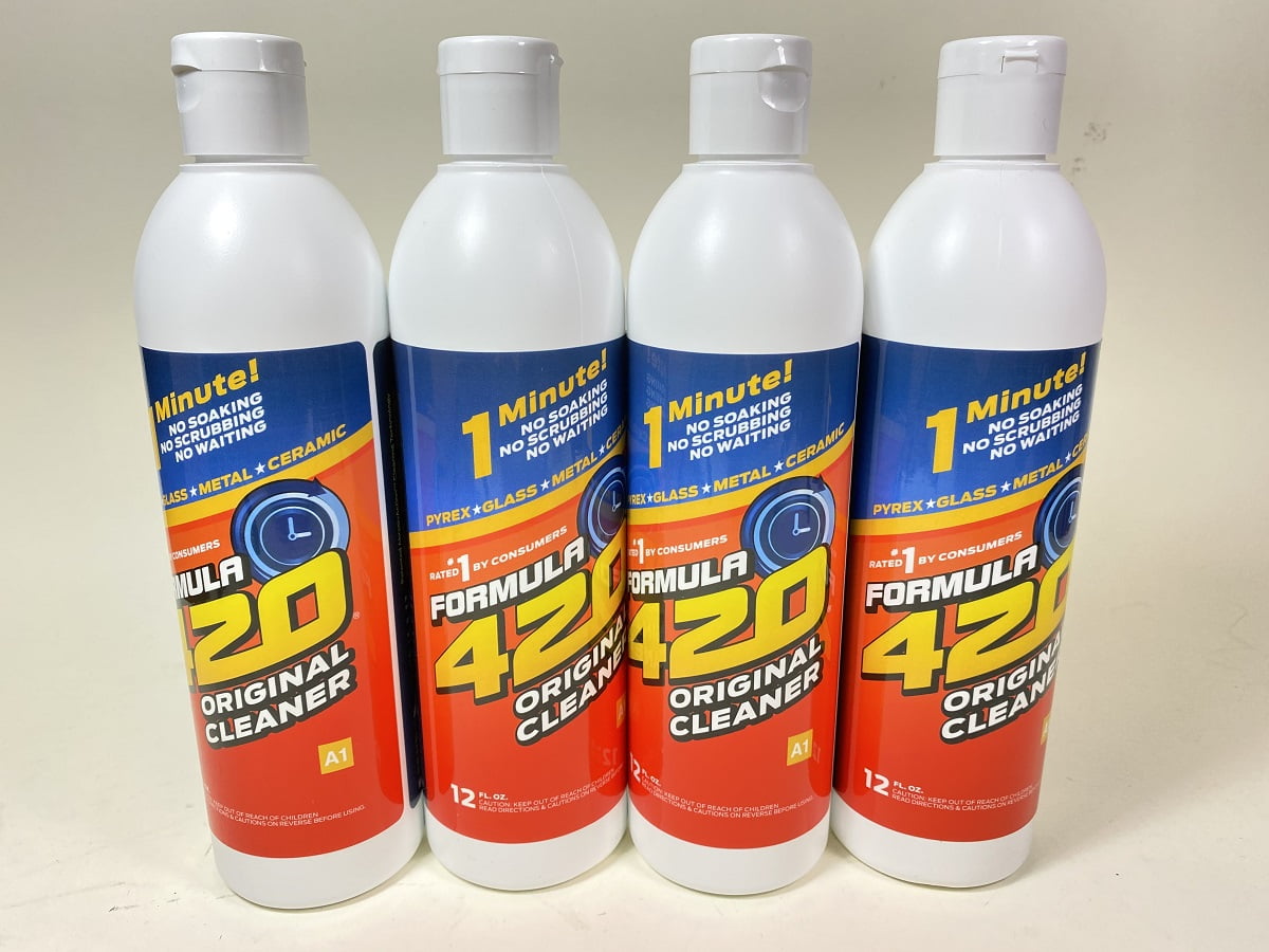 Formula 420 Glass Cleaner 12 Oz 1CT 4 Pack - Walmart.com
