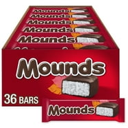 Mounds Individually Wrapped Dark Chocolate and Coconut Snack Size Candy ...