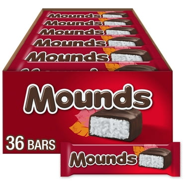 Mounds Individually Wrapped Dark Chocolate and Coconut Snack Size Candy ...