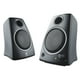 Logitech Z130 Compact 2.0 Stereo Speakers, 3.5mm Jack, Black - Walmart.com