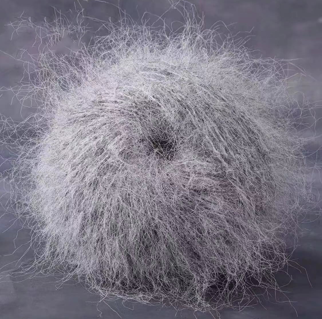 Nvzi Hilo de lana acrílica de felpa suave para hacer cabello de muñecas ...