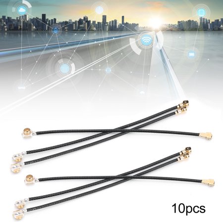 Fdit 10Pcs Pin Connector IPEX‑4 MH4 Gen4 UFL Female to IPEX‑1 Cable for ...