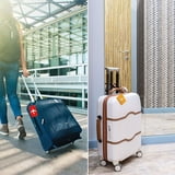 Identifier Metal Aluminium Reusable Suitcase Baggage Labels with Ropes ...