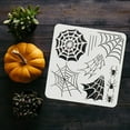 Reusable Spiderweb and Spider Stencil Spider Drawing Stencil 11.8x11.8inch - Walmart.com