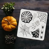 Reusable Spiderweb and Spider Stencil Spider Drawing Stencil 11.8x11 ...