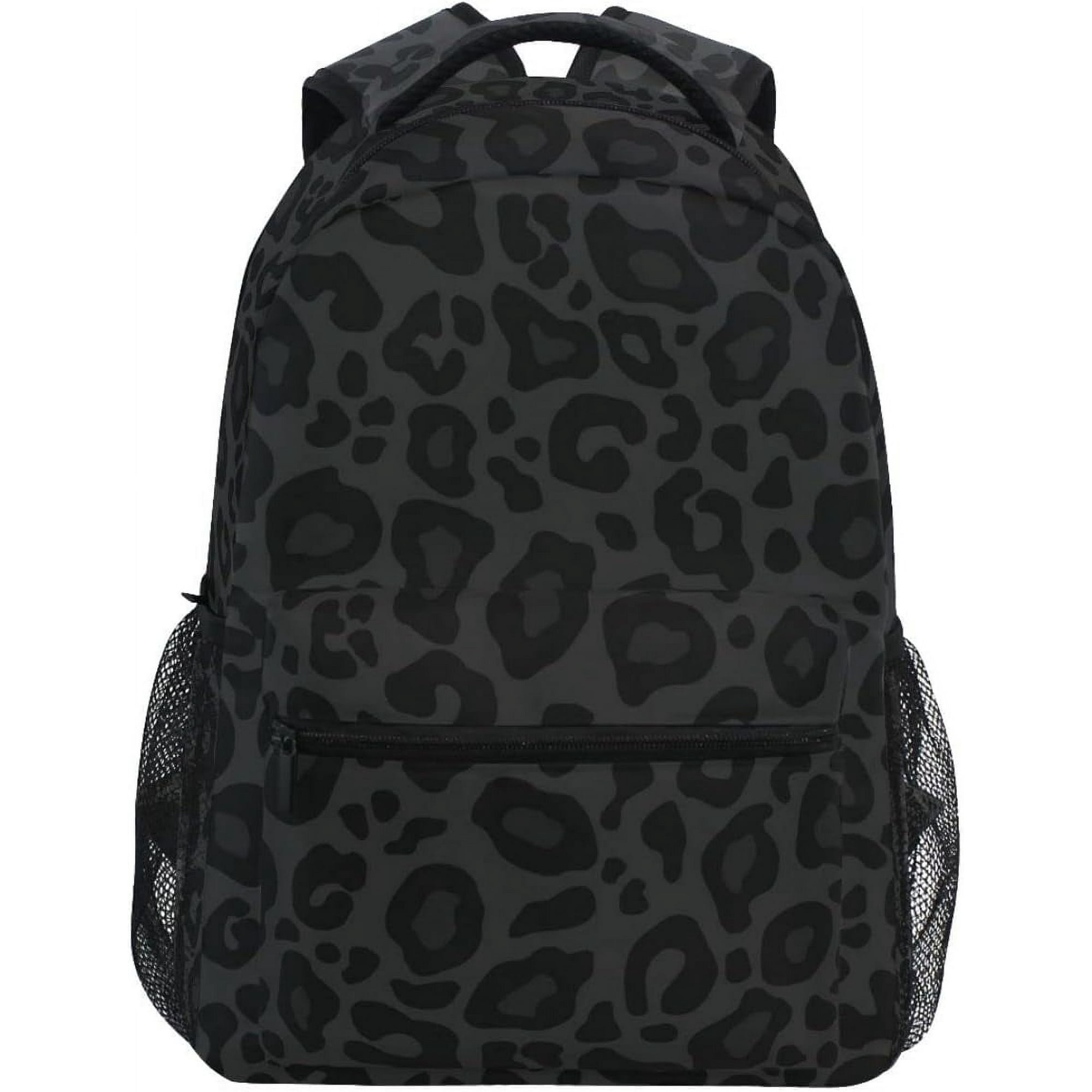 Click here for Crashetruckb Black Leopard Backpack For Boys Girls... prices