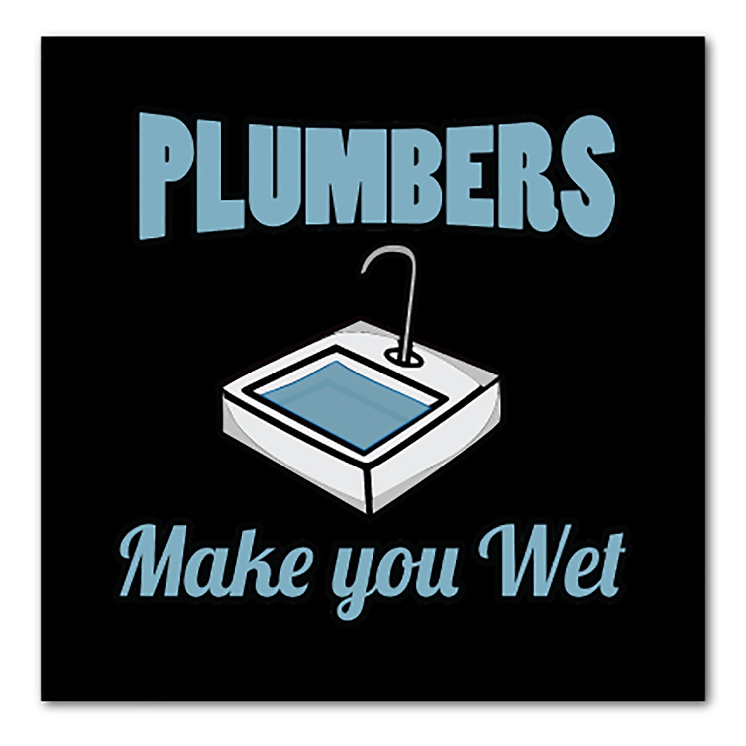 DistinctInk Custom Bumper Sticker - 4" x 4" Decorative Decal - Black ...