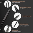 Precision Tweezers for Splinters, Retractable Keychain Tweezers for Men ...