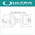 Ultra Security Deadbolt Square Deadbolt - Security Deadbolt Lockset ...