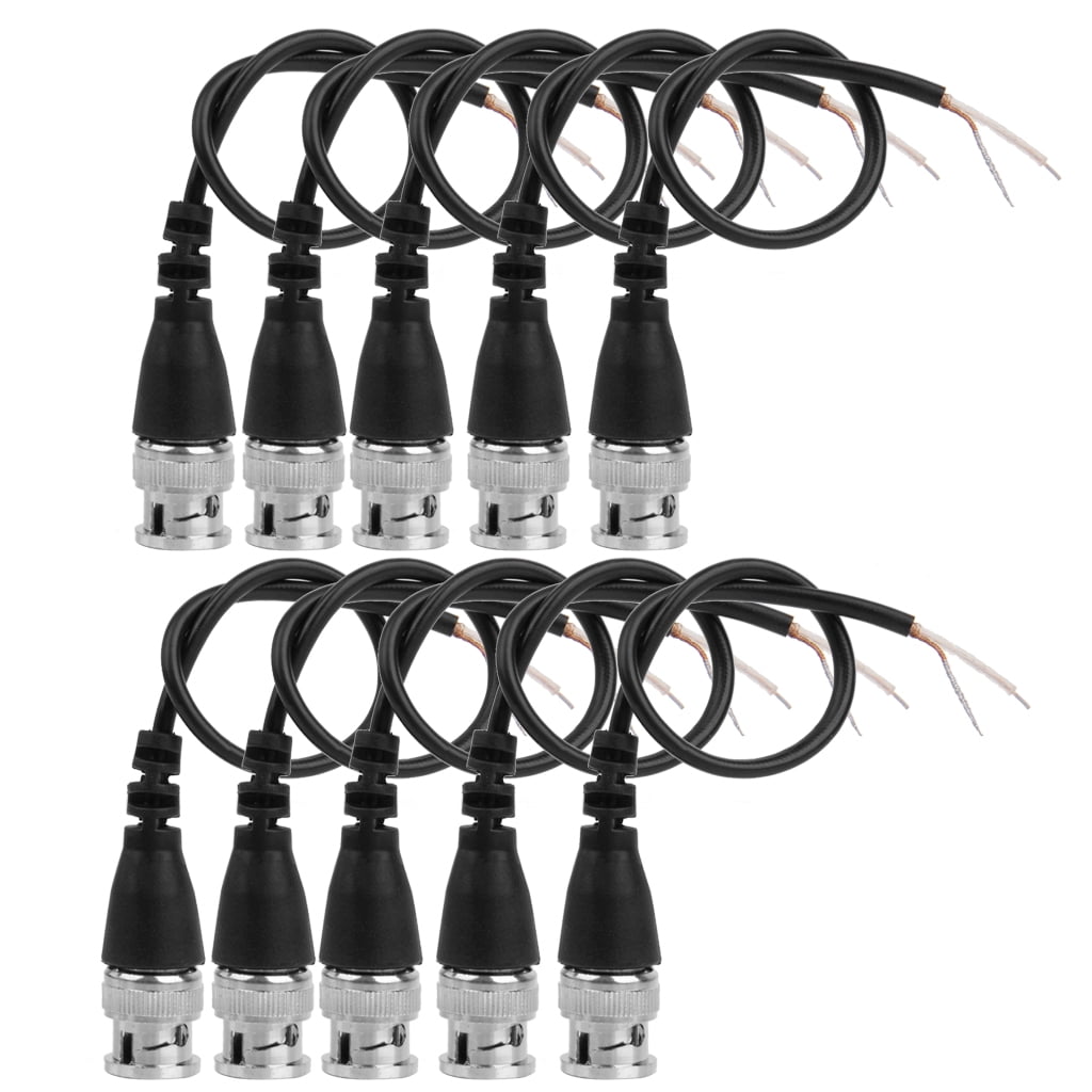 Pack Of 10 BNC DC Power Connection Cables For BNC Camera Monitor 20 Cm ...