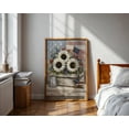 Affixzi Wall Art American Flag Sunflowers Rustic Primitive Americana ...