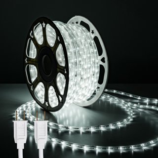 AmerTac Clear Indoor/Outdoor LED Rope Light Kit - Walmart.com