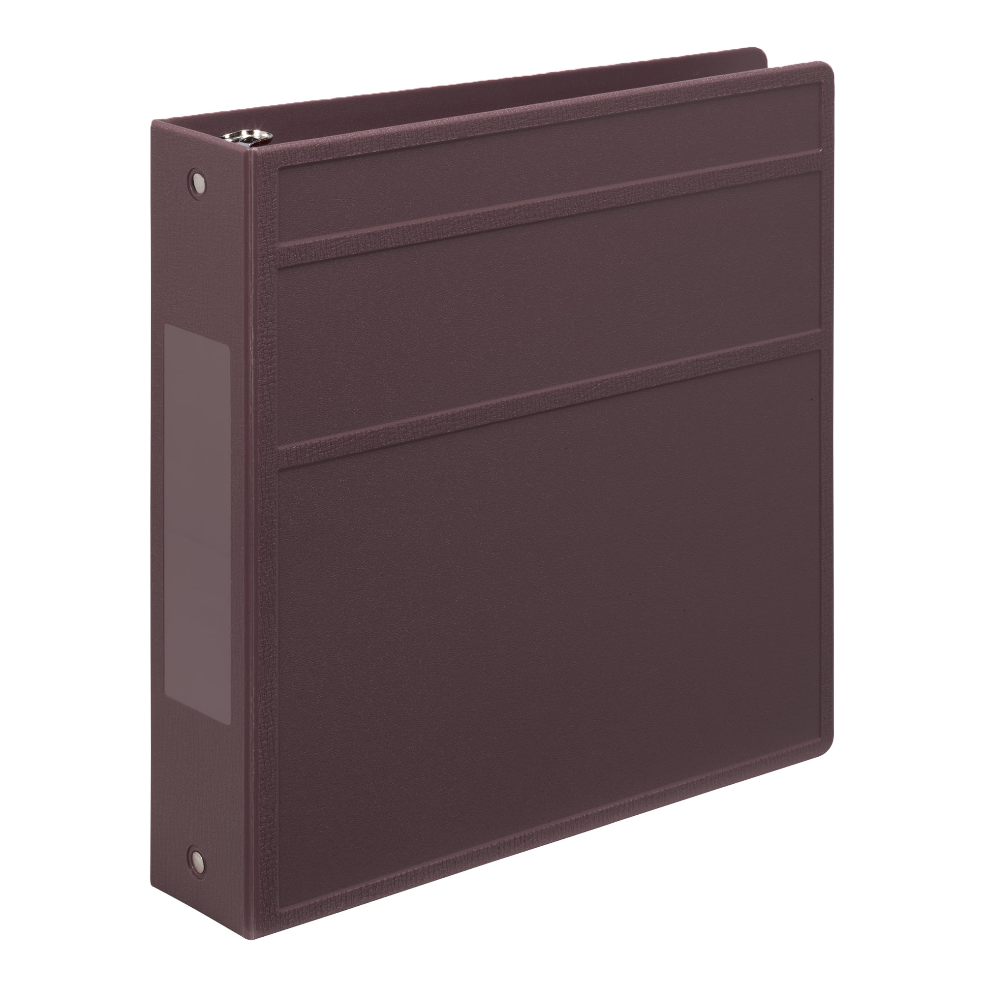 Carstens 2-Inch Heavy Duty 3-Ring Binder - Side Opening, Plum - Walmart.com