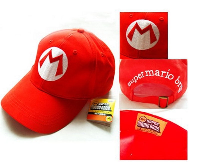 Buy Super Mario Cotton Caps hat Red Mario and luigi cap 5 colors Anime ...