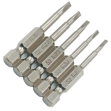 Goriertaly 5pcs 50mm/1.97inch Screwdriver Bit Set Three-cornered Head ...