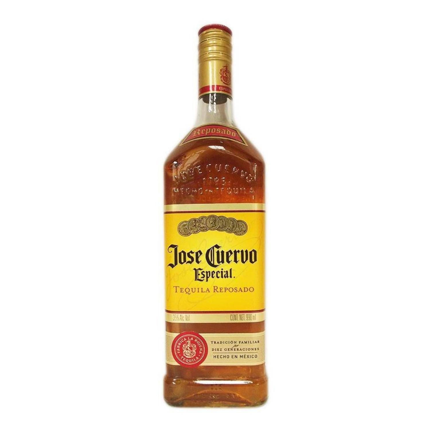 Caja de 12 Tequila Jose Cuervo Especial Reposado 990 ml Jose Cuervo ...