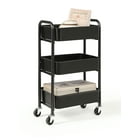 Trinity 3-Tier Utility Cart, Black - Walmart.com