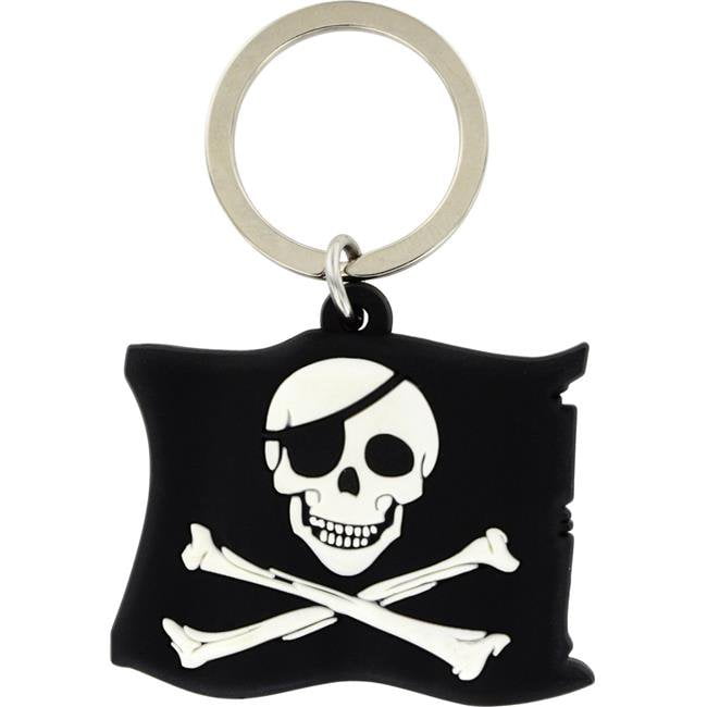 Hillman Group 701548 Pirate Flag PVC Key Chain - 3 Piece - Walmart.com