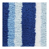 mDesign Striped Microfiber Bathroom Spa Mat Rugs/Runner, Set of 3 ...
