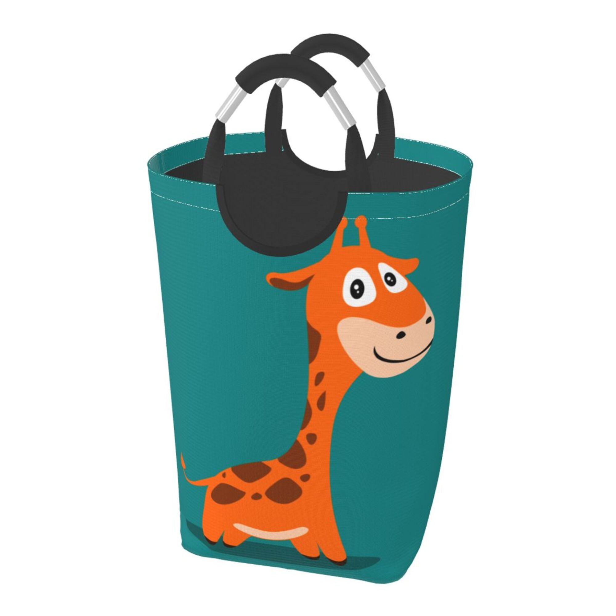 TEQUAN 50L Large Rectangular Laundry Hamper with Aluminum Handles ...