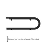 onn. Ergonomic Steel Monitor and Laptop Stand, Ventilated, for 13"-16 ...