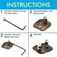 Pin Keepers Pin Locks Locking Clasp Pin Backs with Wrench (48 Pieces ...