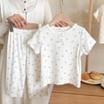 Bxsruta Girls 2 Piece Pajama Set Short Sleeve Sleepwear Soft Loungewear ...