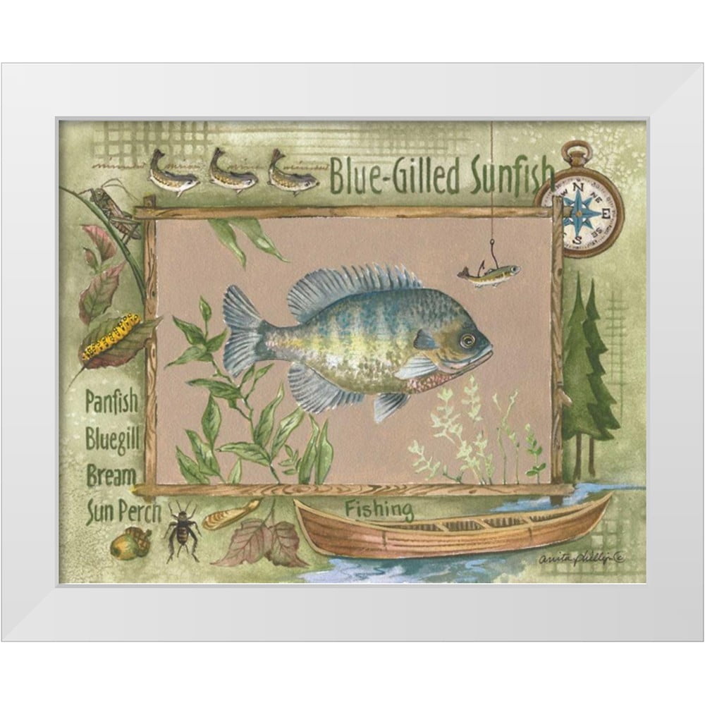 Phillips, Anita 14x12 White Modern Wood Framed Museum Art Print Titled ...