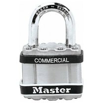 Master Lock Keyed Padlock, 7/8 in,Rectangle,Black 6121LJ - Walmart.com