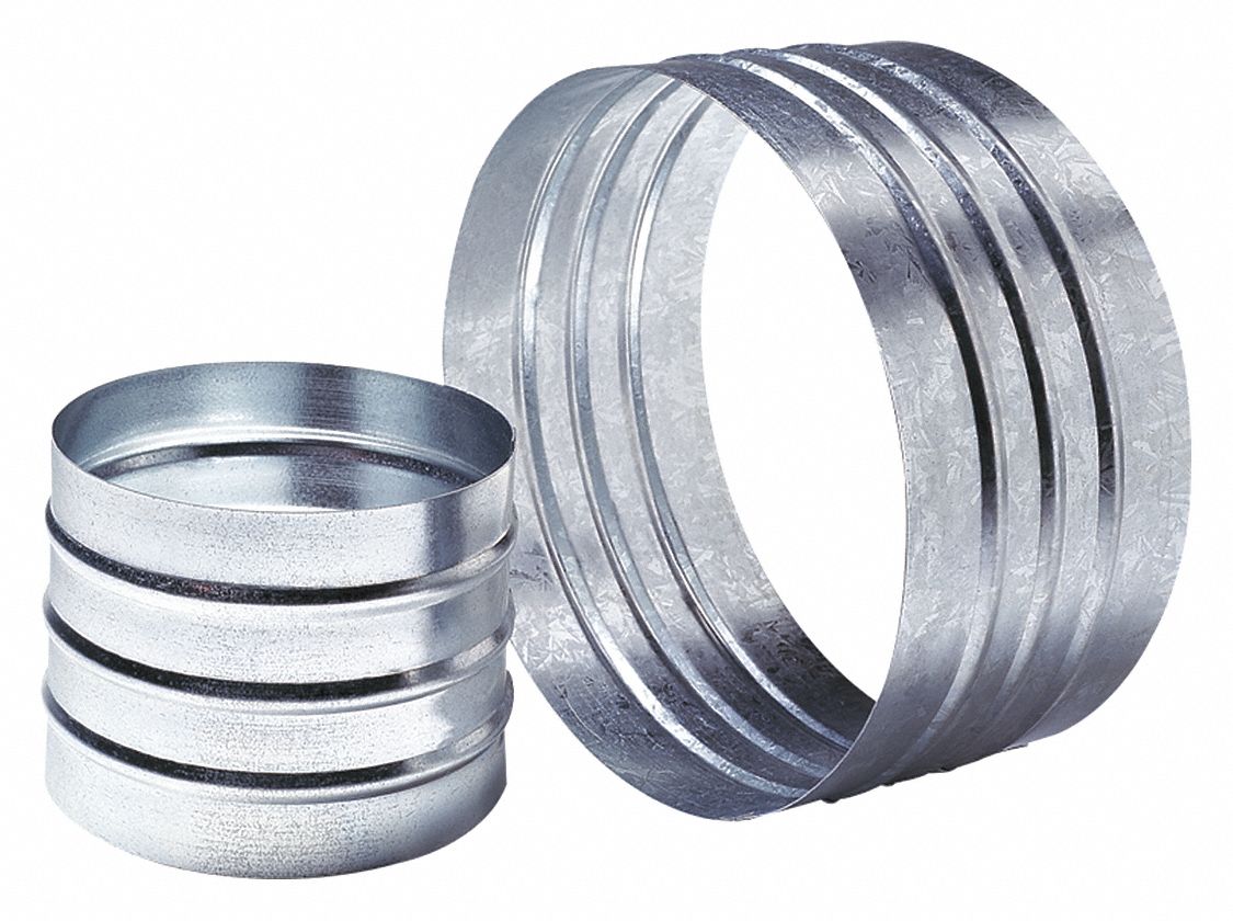 Americ Duct to Duct Connector,Galv Stl,8 in AM-CG08 - Walmart.com