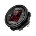 D6 Digital Voltmeter Ammeter Volt Current Panel Meter for Car Truck ...