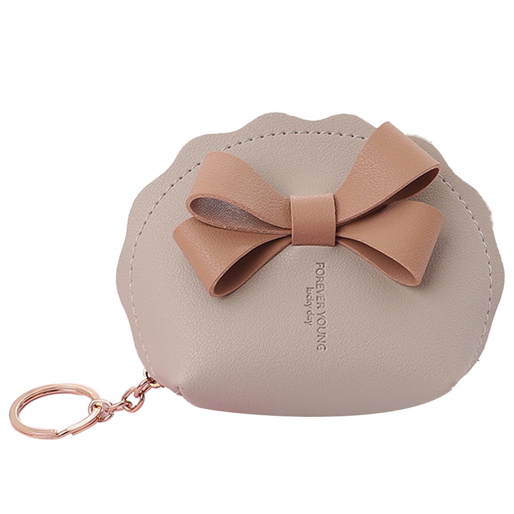 Fashion cute purse preppy bow PU leather mini small purse - Walmart.com