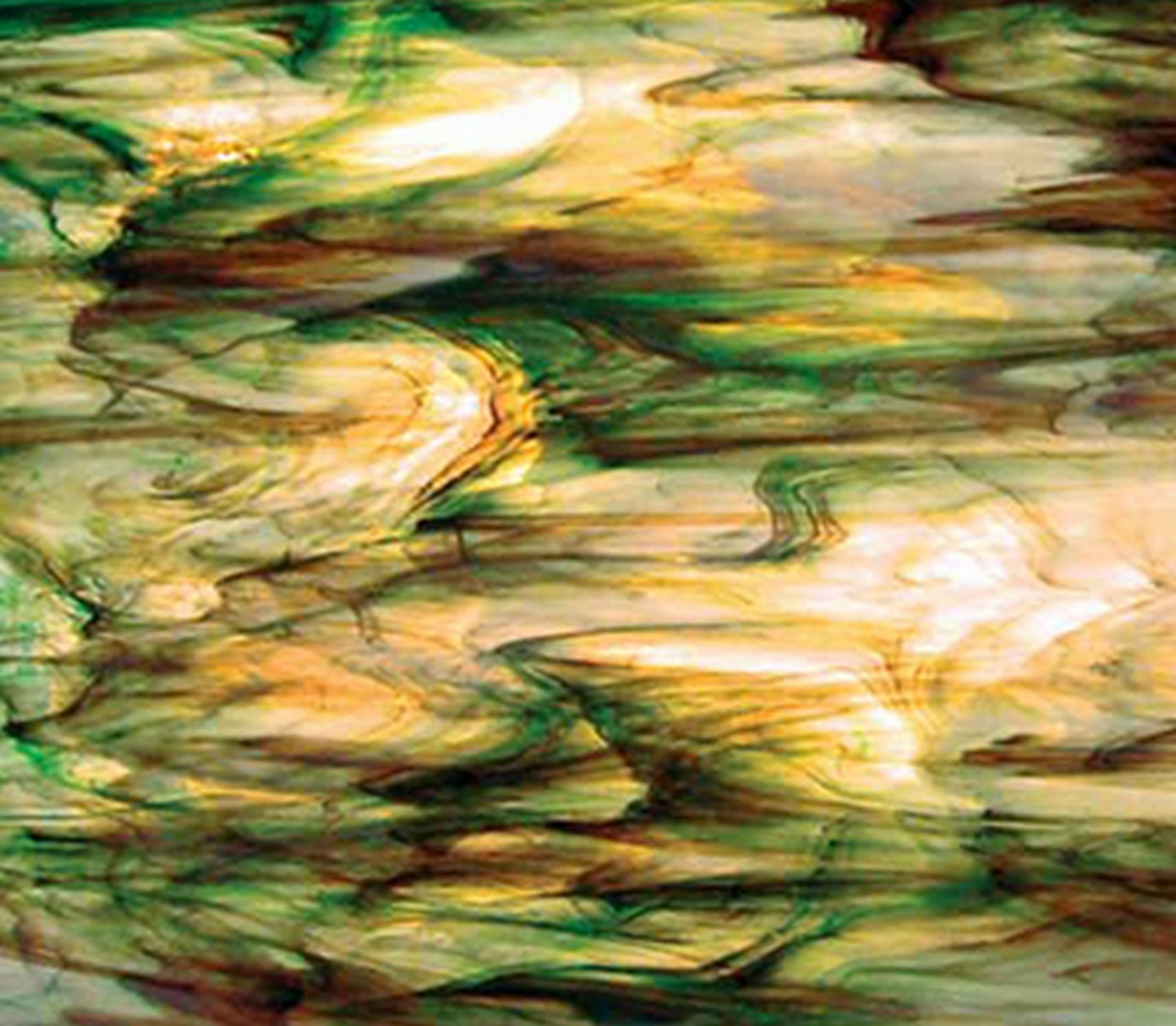 OCEANSIDE STAINED/FUSING GLASS SHEETS - RAINFOREST PEARL OPAL FUSIBLE ...