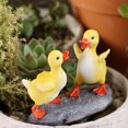 Artistic Ducks Statue Lovely Ducks Sculpture Sturdy Resin Figurine ...