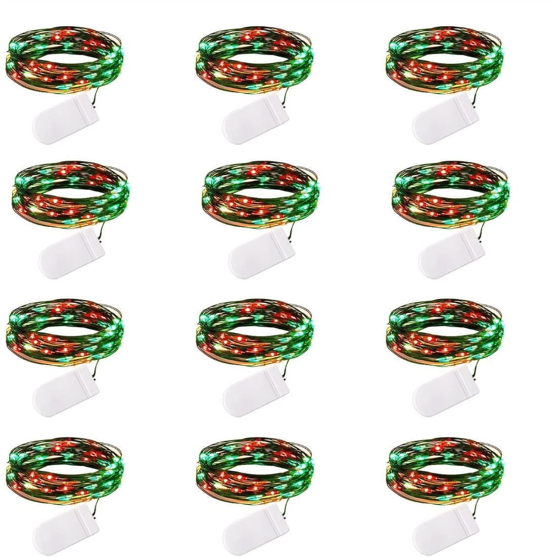 Click here for Tingzi 12 Pack Multi Color Led Fairy Lights Batter... prices