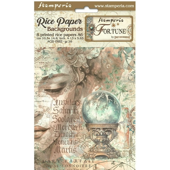 Stamperia Assorted Rice Paper A4 6/Pkg-Romance Forever - Walmart.com