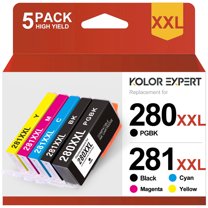 S A H E Y 280XXL 281XXL Ink Cartridges Compatible for Canon Pixma ...