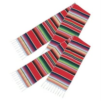 Authentic Mexican Sarape Table Runner | Vibrant Southwest Decor | 78 ...