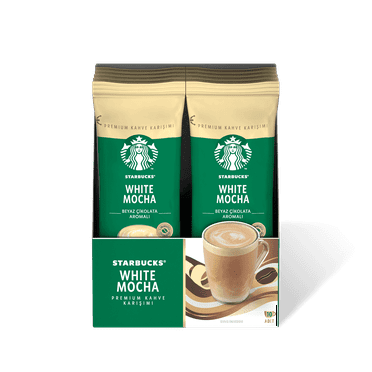 Starbucks Caffe Mocha Premium Single Serve Powder Packets, Instant Coffee Mix, 10 pcs 22 G ...