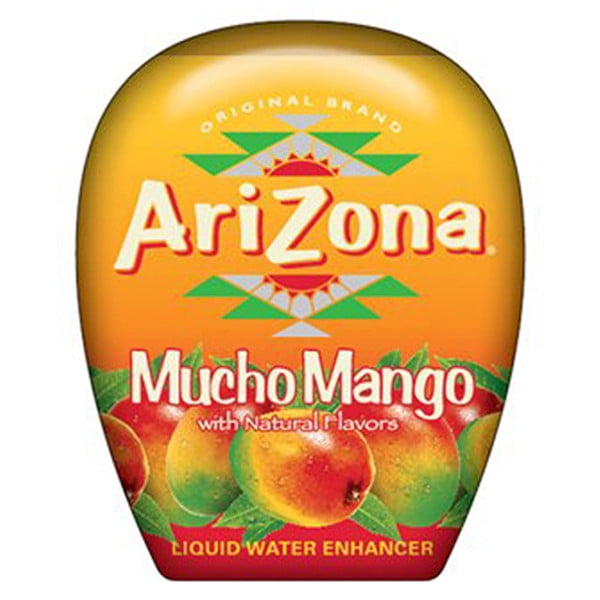 Arizona Mucho Mango Liquid Water Enhancers 1.9 oz Containers - Pack of ...
