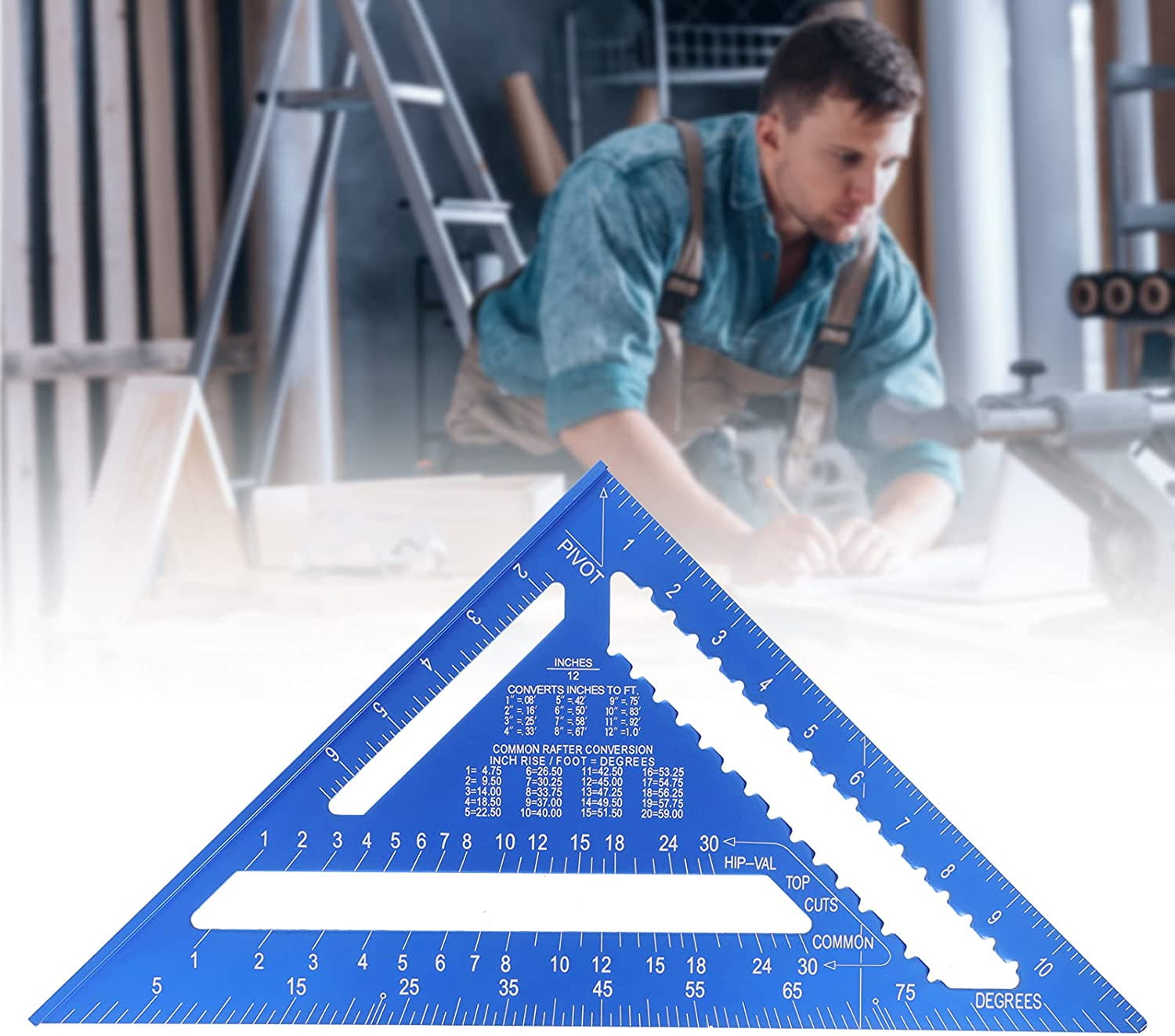 Triangular Angle Ruler, Smooth And Beautiful Triangular Protractor ...