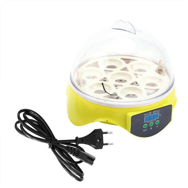 Bird Hatch Incubator Mini Digital 7 Egg Capacity Chicken Duck Bird ...