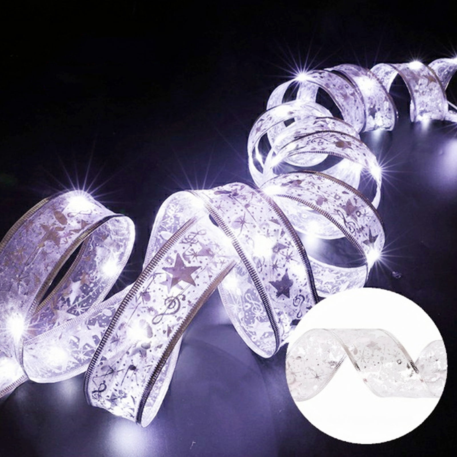 Click here for Lvcheng 16.4ft 50 Led Ribbon Christmas Lights Deco... prices