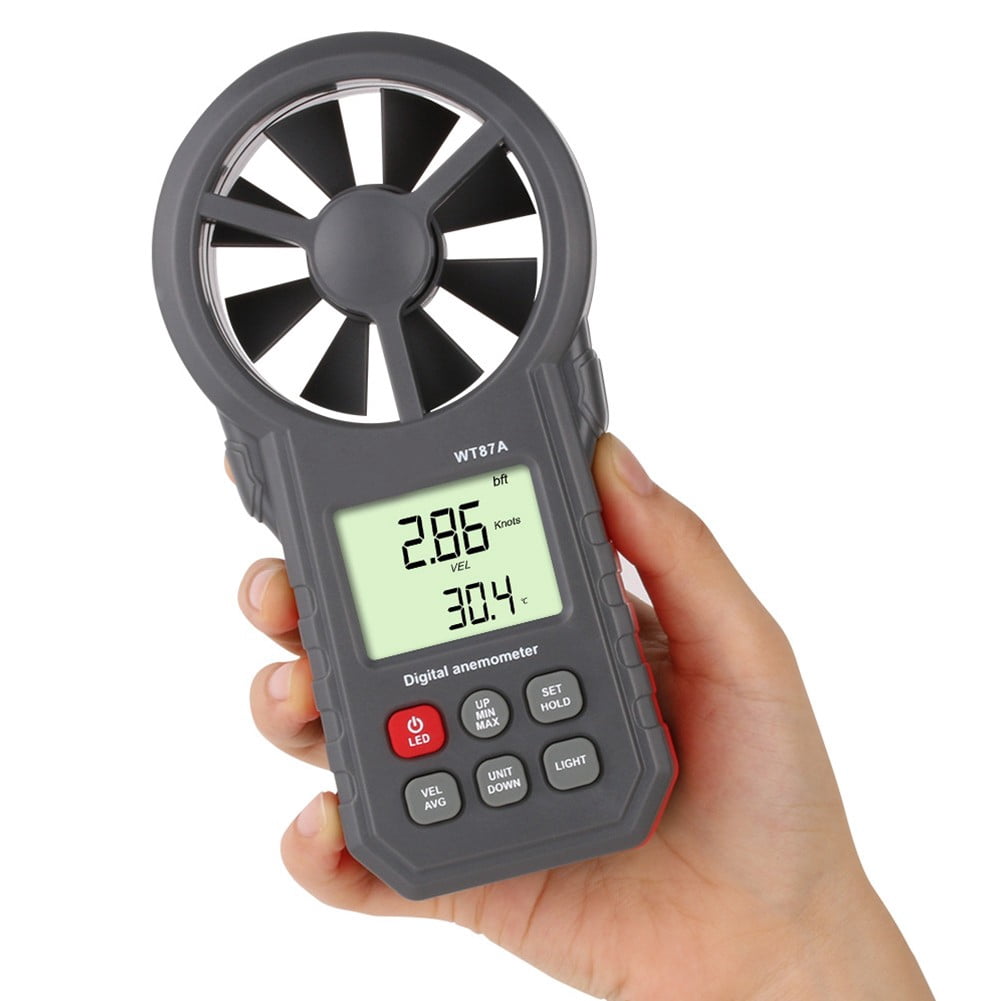 Buy Digital Anemometer Wind Meter Handheld Digital Wind Speed Gauge ...