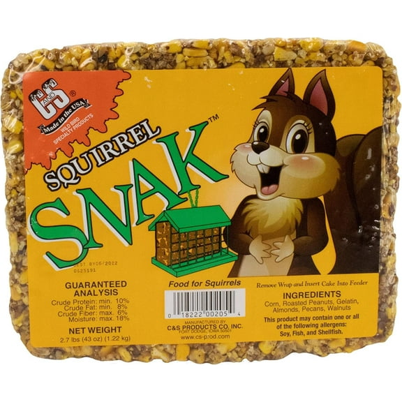 6-pack C & S Products Squirrel Snak - Squirrel Treat - 6 Pack ...