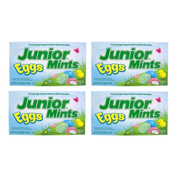 JUNIOR MINTS EGGS Limited Edition Easter Spring Dark Chocolate Candy ...
