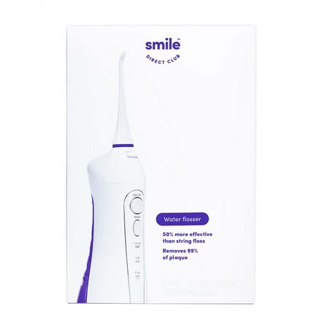 Smile Direct Club Cordless Water Flosser with 2 Flossing Tips (Safe ...
